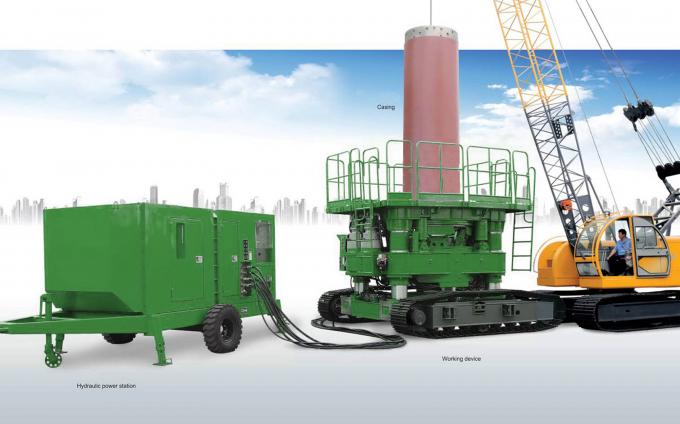 Casing Rotator Earthmoving Construction Equipment Rental With 0.6 / 1.0 ...