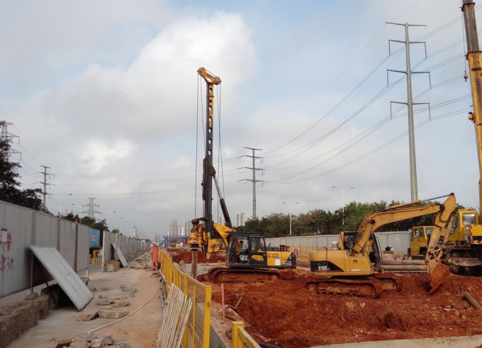 Tysim KR80A Small rotary drilling rig to assist Haikou underground ...