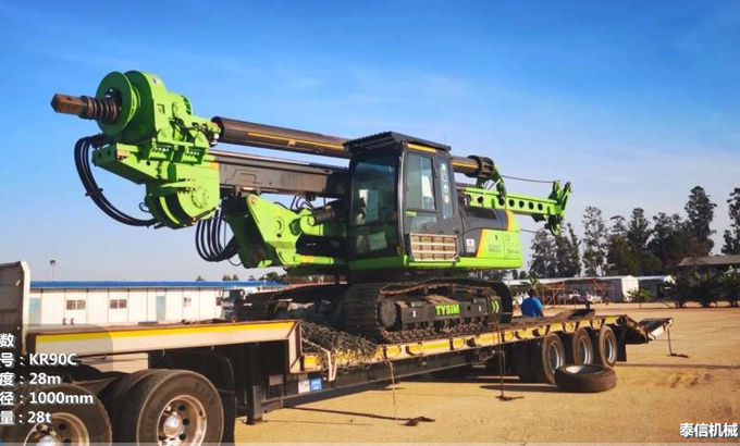 Piledriver Construction Hydraulic Piling Machine , 24m Pile Driver ...