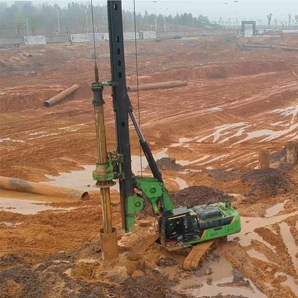 Tysim Kr220c 220 kN.m Torque Hydraulic Piling Rig Machine for 2m Dia ...