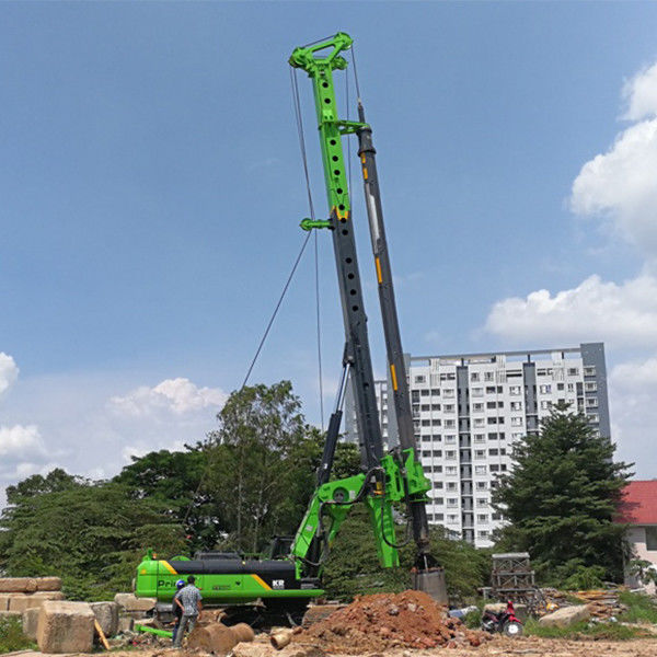 Piling Equipment Hire Green Color Compact Pile Driver Machine ...