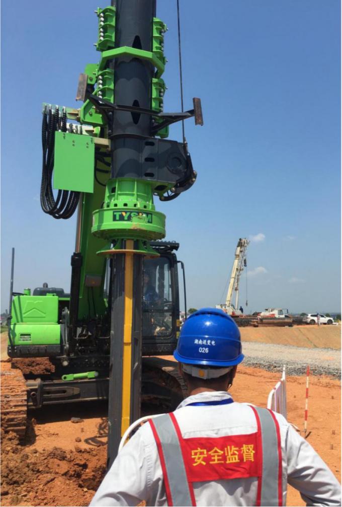 KR50D 30 rpm Hydraulic Small Rotary Piling Machine 20 m Max. drilling ...
