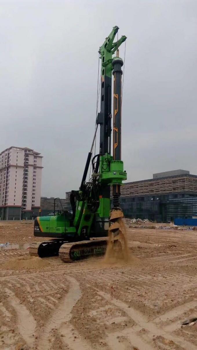 20m Small Borehole Drilling Hydraulic Piling Machine Max. drilling ...