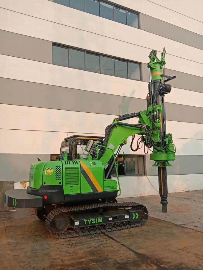 Small Hydraulic Rotary Piling Rig With Speed Rotation 7~40 rpm KR40A ...