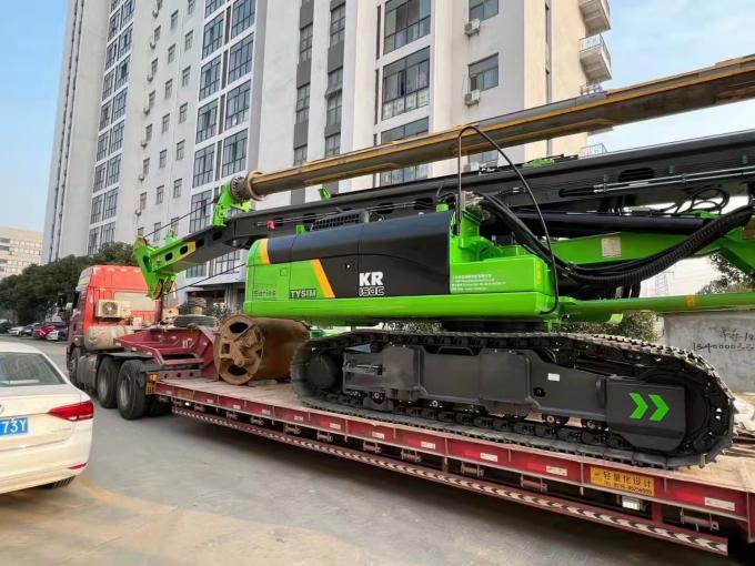 1500mm Diameter Caterpillar Hydraulic Piling Rig Machine Electrical Control