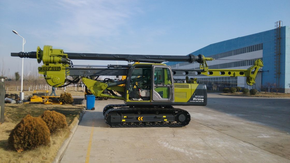 60 KN/M Max Torque Hydraulic Pile Drilling Equipment With CAT Chassis ...