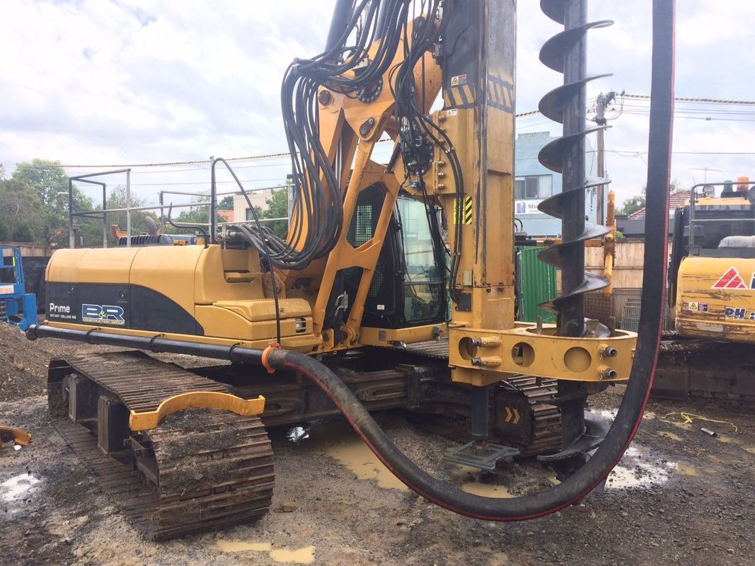 Borehole Drilling Machine , Hydraulic CFA Rotary Bored Piling Rig CE ...
