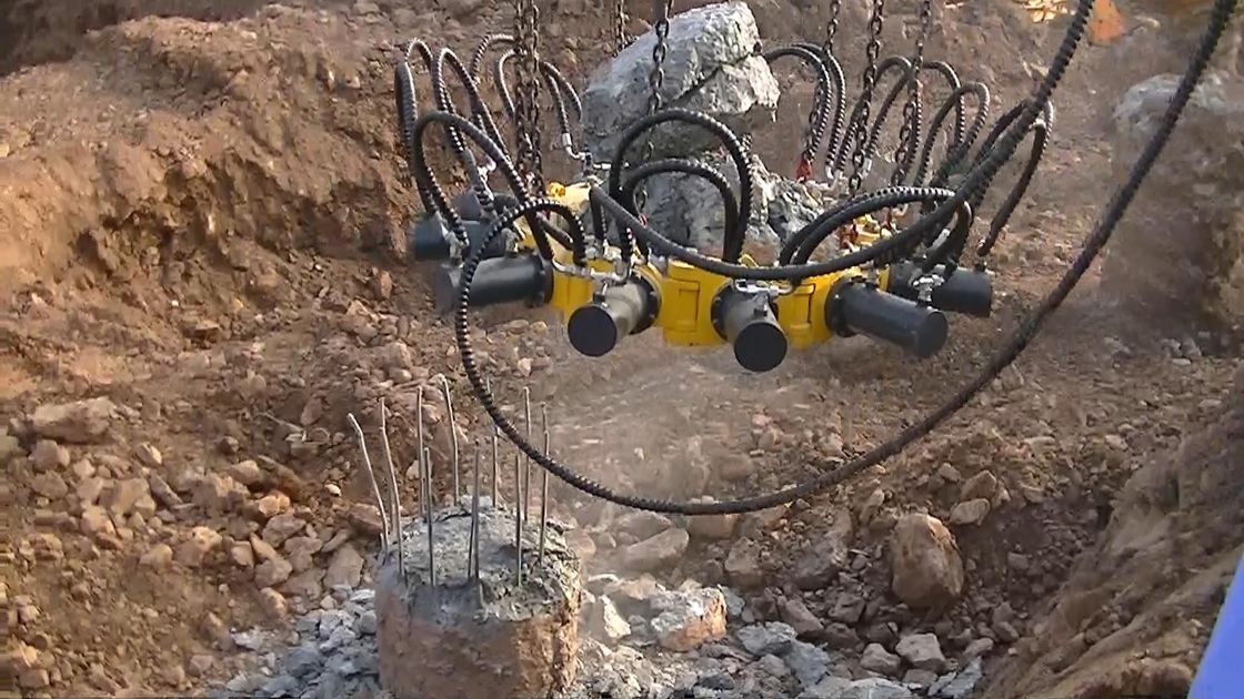 Steel Casing Module Concrete Pile Breaker With 3 Times Special Heat ...