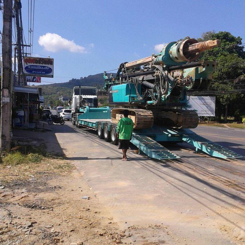 80kN.m Torque Bored Pile Equipment With Kobelco Construction Machinery ...