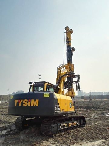 Rotary Bored Pile Drilling 31.5MPa Max Operating Pressure Max. drilling ...