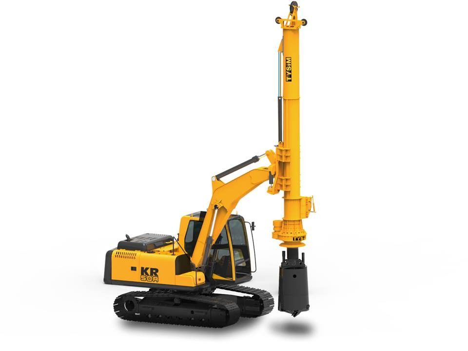 Foundation Piling Machine Hire for construction KR50 Max. drilling ...