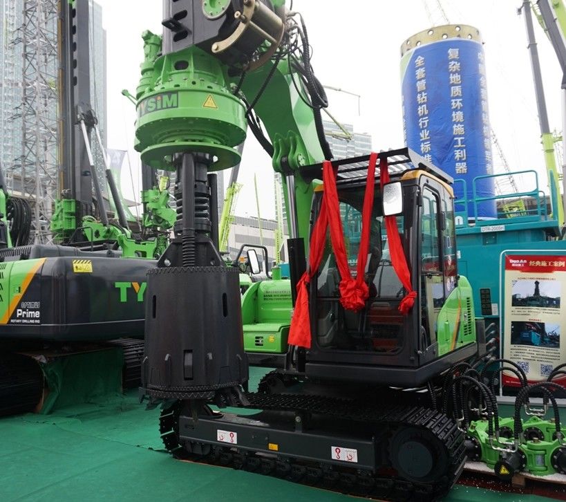 CE Small Rotary Piling Rig For 10m Depth 1000mm Diameter Drilling TYSIM ...