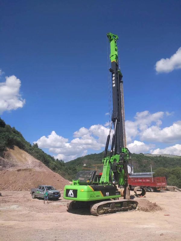 KR220C 64/51m Hydraulic Piling Rig Genneration Electronic Control ...