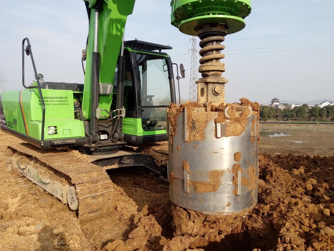 Max. torque 50kN.m Hydraulic Piling Rig TYSIM KR50A Foundation Drilling ...
