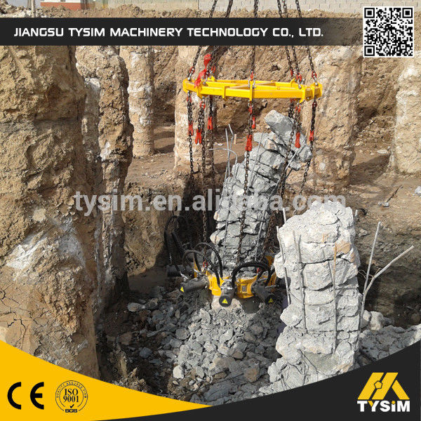 Cutting diameter 1050mm concrete Hydraulic Pile Breaker machine KP315A ...