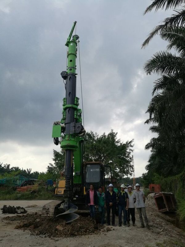 50 KN . M Max Torque KR50A Micro Hydraulic Piling Rig for 20m Rotary ...