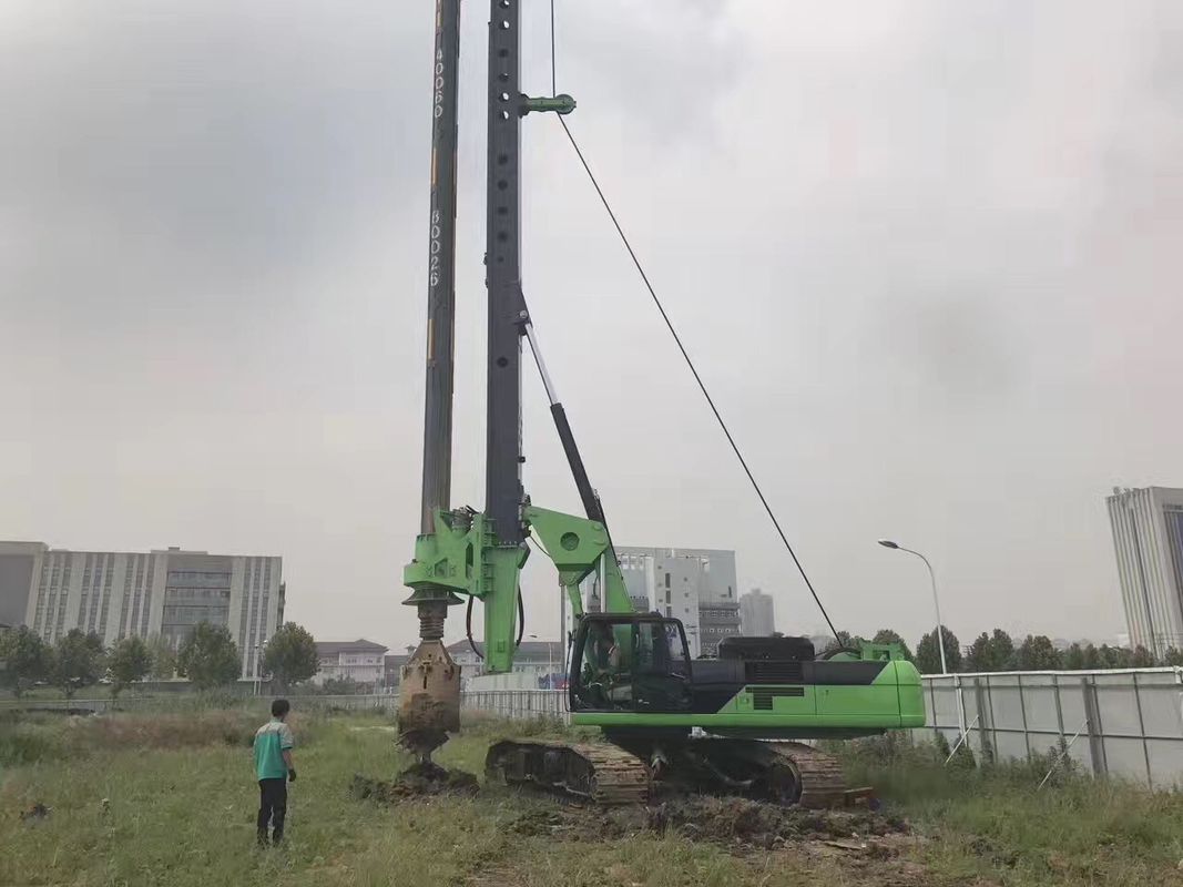 KR280 Max Torque 280kN.M Hydraulic Piling Rig Max. Drilling Depth 80m ...