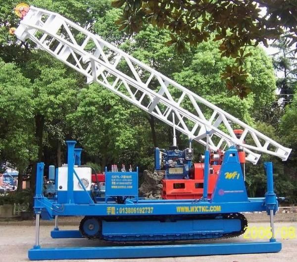 Electric Core Drill Rig Machine 20KN Crawler Mounted For Blasting ...