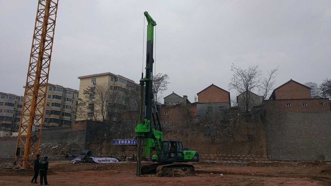 Rotary Drilling Piling Rig Machine Auger For Earth Auxiliary Winch Line ...