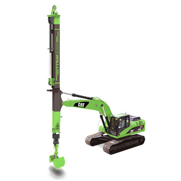 Long Reach Boom Rotary Piling Rig With Customized Bucket Capacity And 7 ...