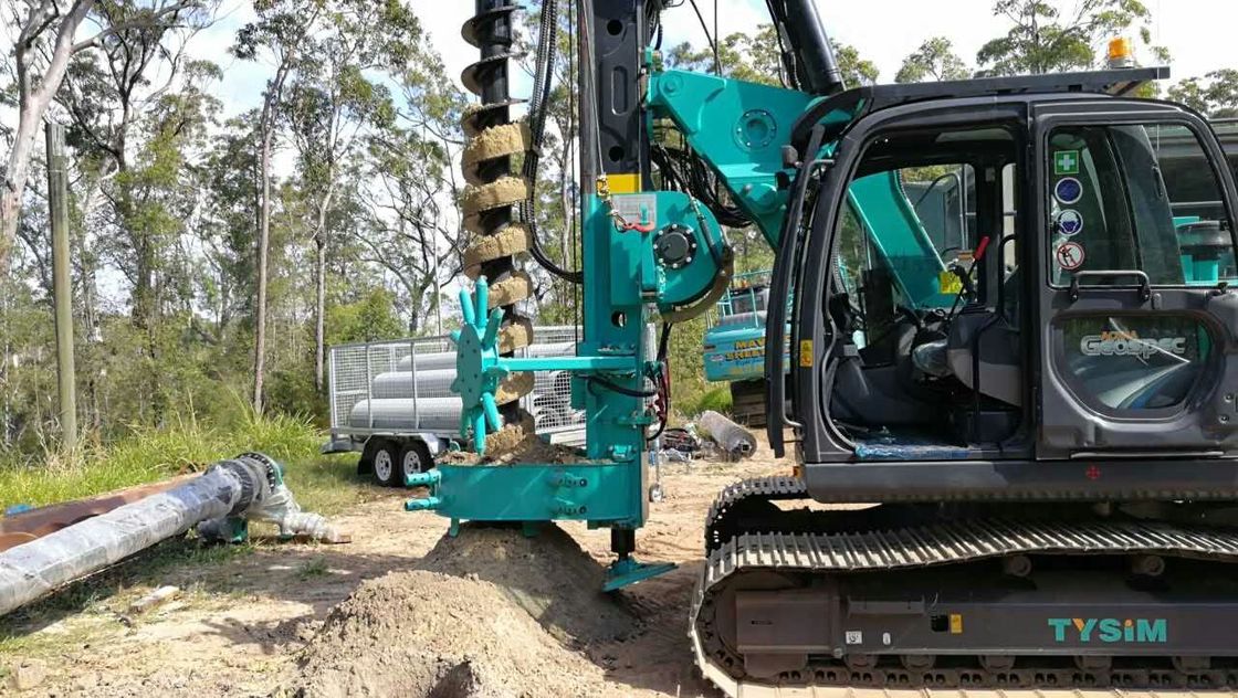 KR80M Double Rotary Drilling Rig Machine for CFA , Max Torque 80 KN.M