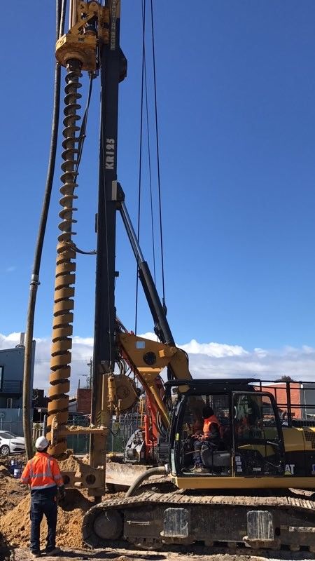KR125M Borehole Pile Drilling Rigs CFA Construction Bored Pile ...