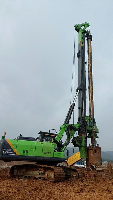 TYSIM KR125A Piling Rig Machine Max Pile Diameter 1300mm 78m/Min Max ...