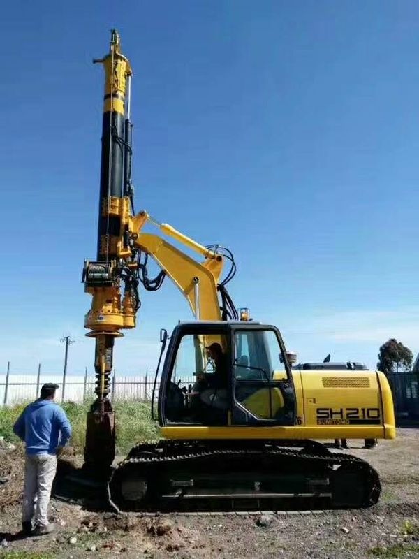 TYSIM KR50A Small Rotary Piling Rig Drilling Rig Attachment for ...