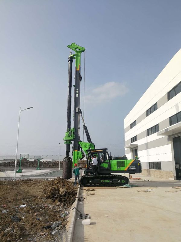 Rotary Drilling Rig Machine 1300mm Max Pile Depth , Foundation ...