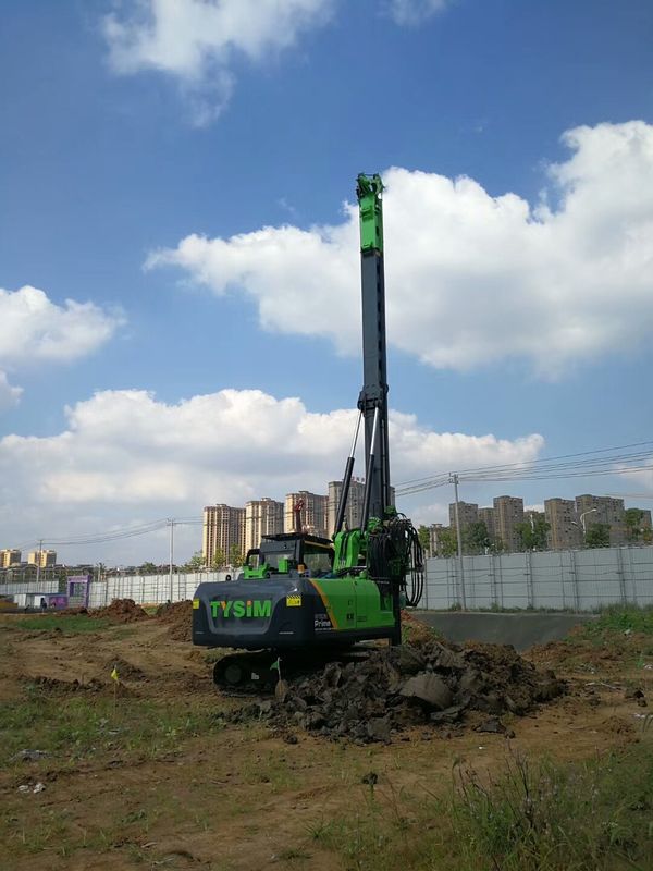 Performance Foundation Piling Rig / Rotary Drilling Rig With Diesel ...