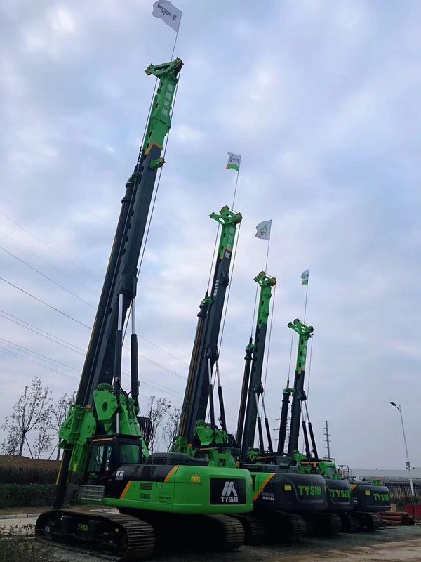 KR285C Hydraulic Piling Machine Piling Rig Working Height 11 M Max ...
