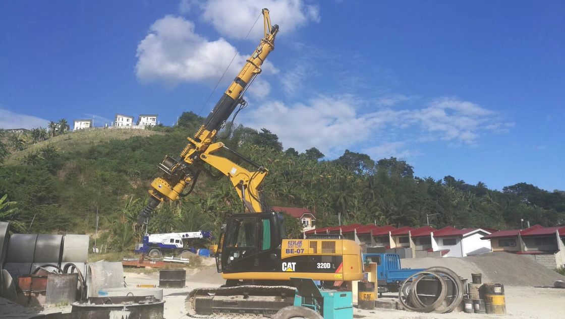 Tysim KR50A Rotary Piling Rig 50 KN.M 24M Drilling Depth Earth Boring ...