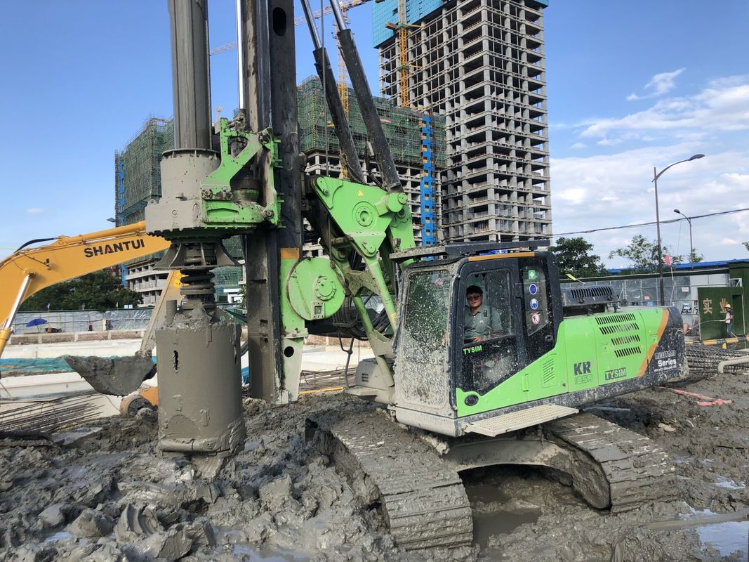 KR125A 43 m Interlocking Kelly Bar Bored Pile Equipment Max. drilling ...