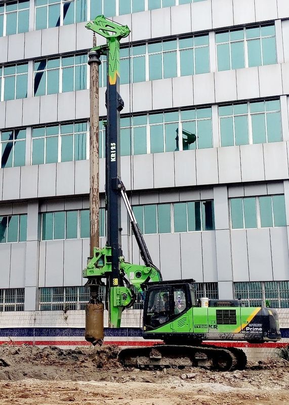 Mini Foundation Drilling Rigs Tysim KR125A Max. Drilling Depth 43m Max ...