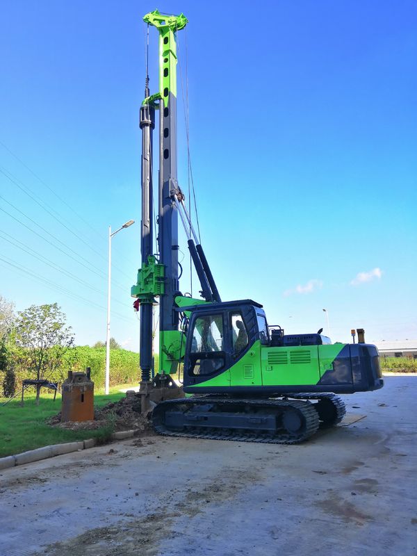 TYSIM KR80A Piling Rig Machine 22 m Interlocking Kelly Bar Diameter ...