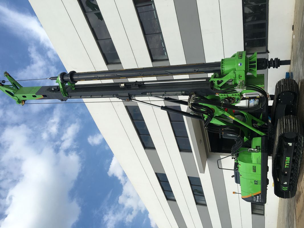 Electric Core Drill Piling Rig Machine 15KN Crawler Mounted For ...