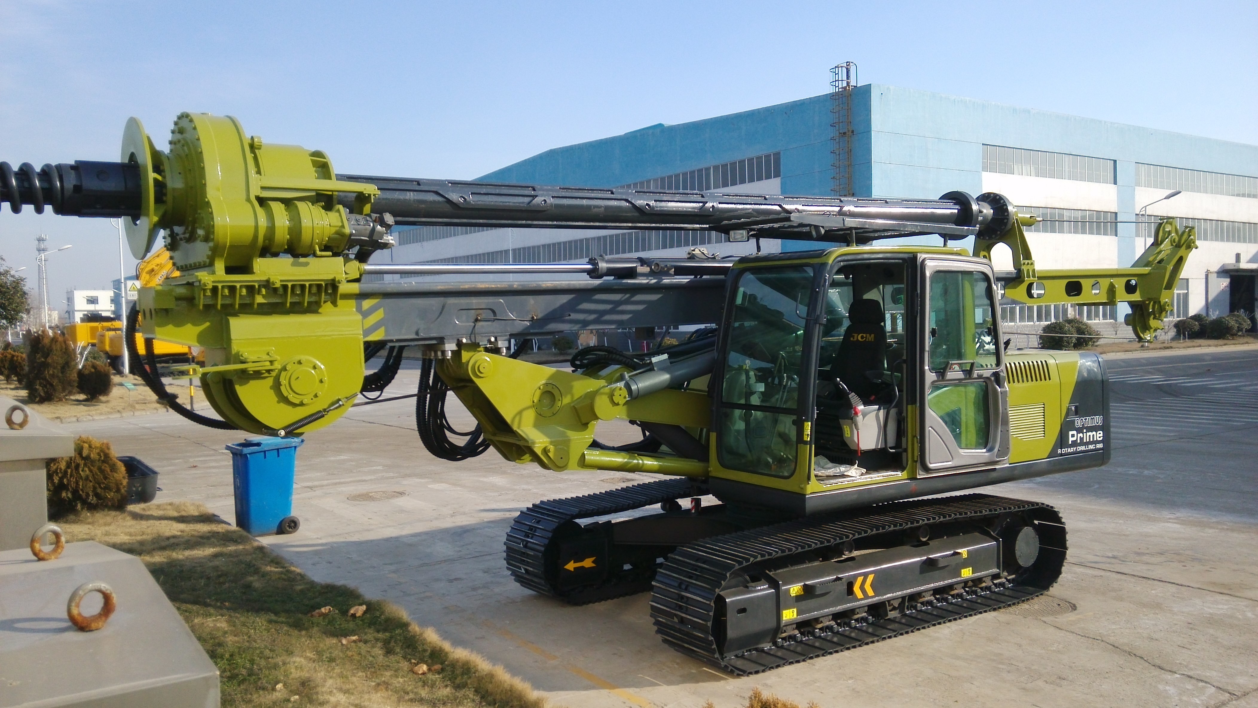 28m Foundation Rotary Piling Rig , Max. drilling depth 28m CE / ISO9001 ...