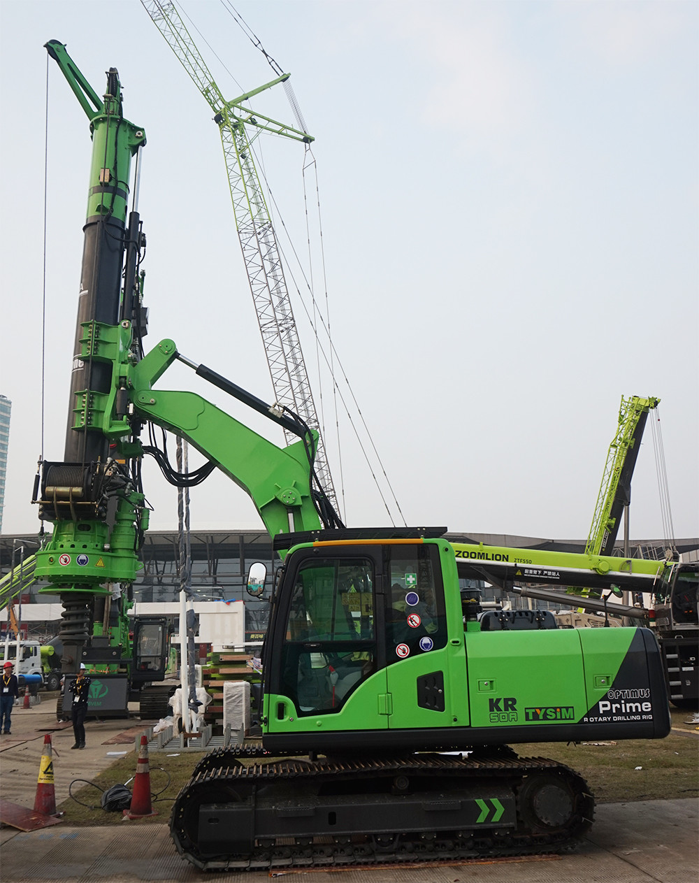 KR50 Hydraulic Piling Rig Machine Hire with excavator drilling ...