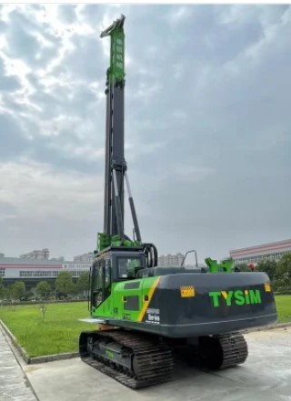 Hydraulic Pile Driver Machine KR125ES Bridge Building Geotechnical ...