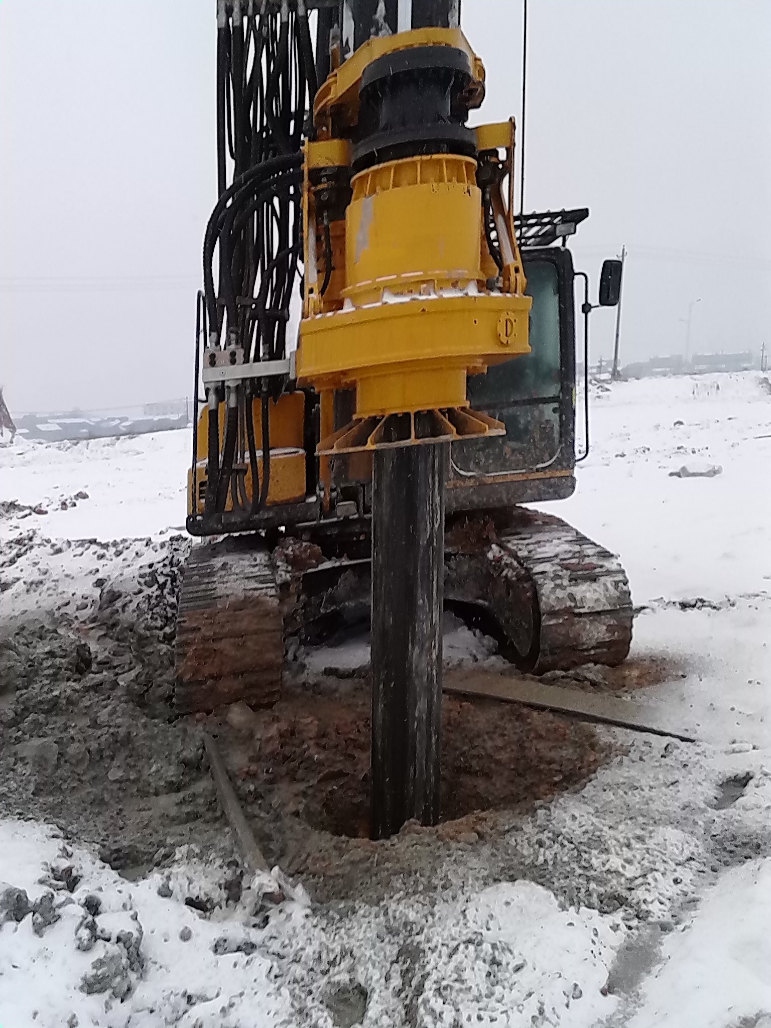 KR125A Rotary Drilling Rig Pile Machine Infrastructure Pile Driving ...