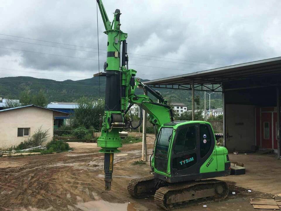Construction Stratum Bored pile rig machine , Pile Driving Machinery ...