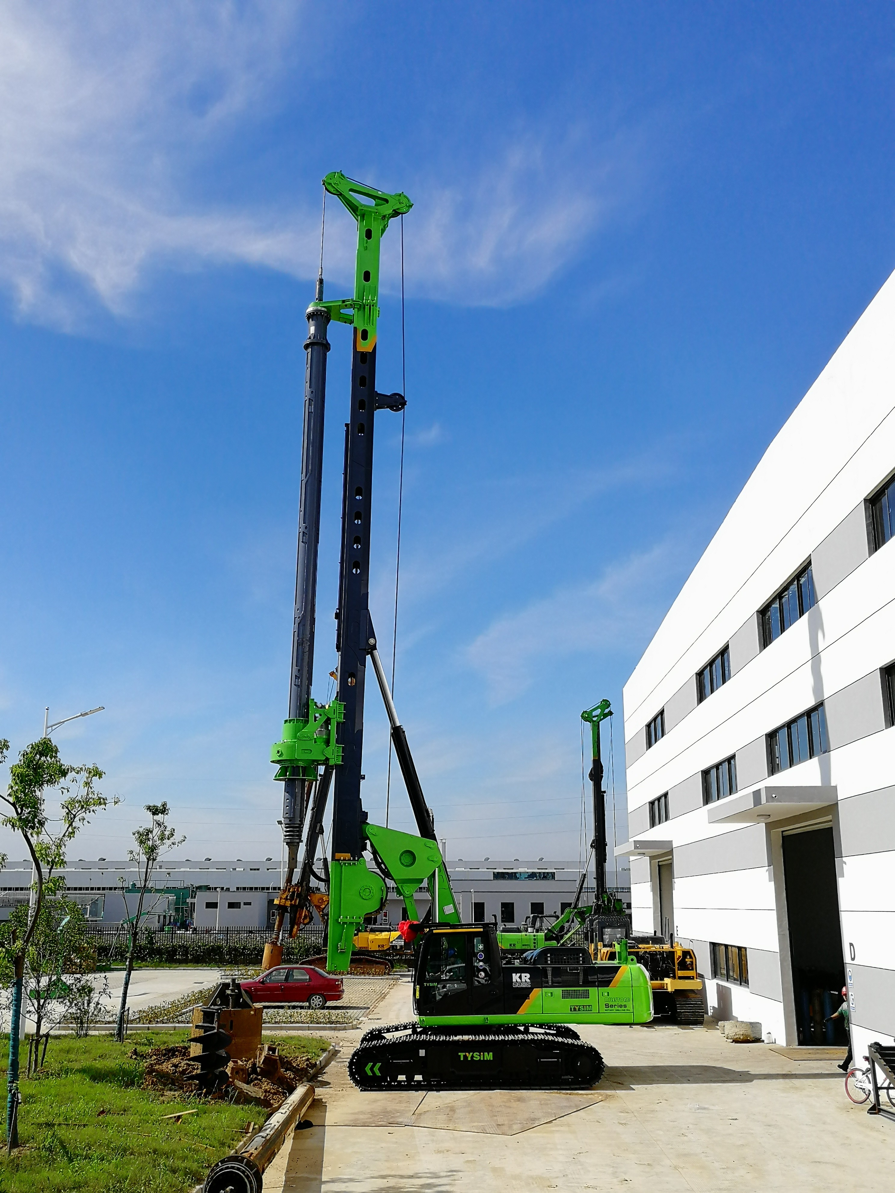 KR220C Small Pile Driving Equipment , Bored Pile Equipment Max Depth 64 ...