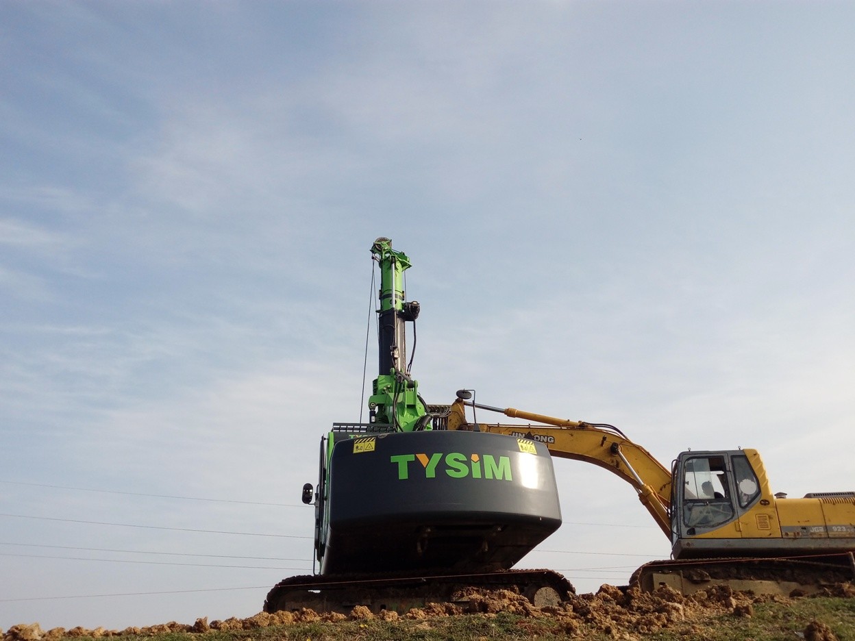 Tysim KR50 Rotary Drilling Rig rotary bored piling with High Efficiency