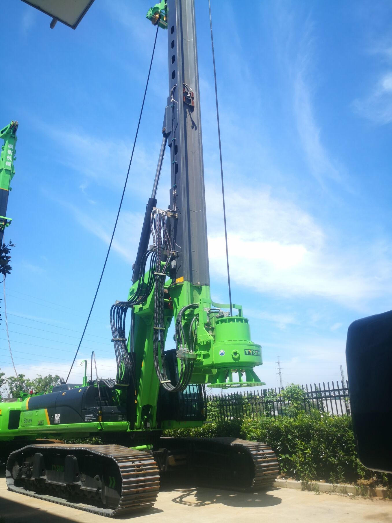 22685mm Height TYSIM KR285C Hydraulic Piling Rig Machine Max. drilling ...