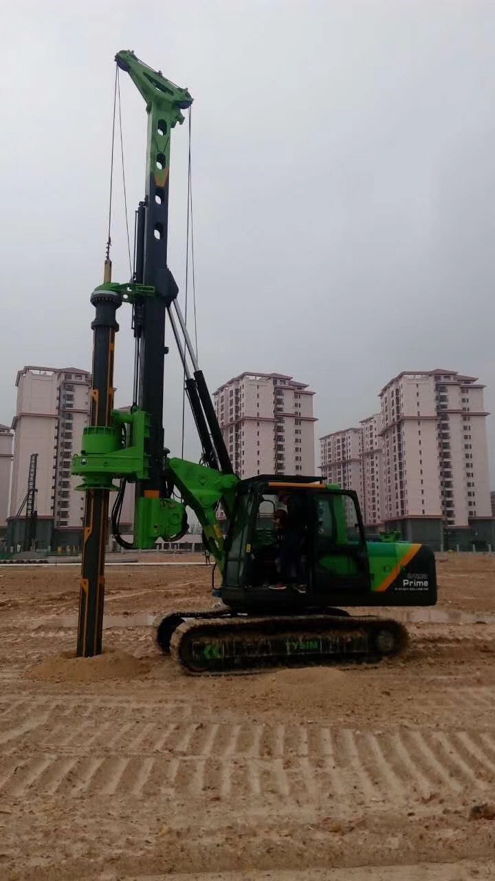 Drilling 24 m Depth 1000 Mm Diameter Foundation Hydraulic Piling Rig ...