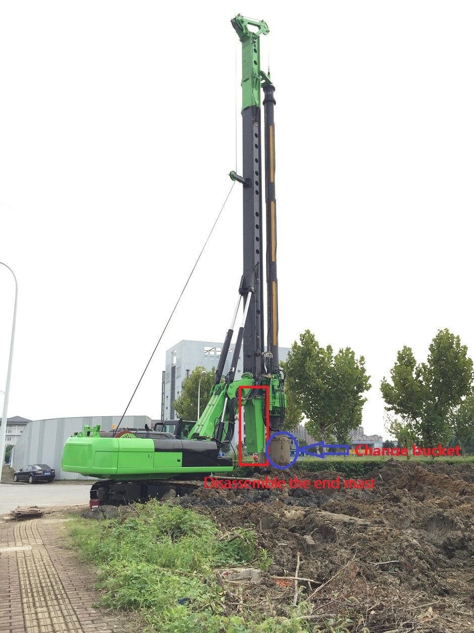 Piling Equipment Hire Green Color Compact Pile Driver Machine ...