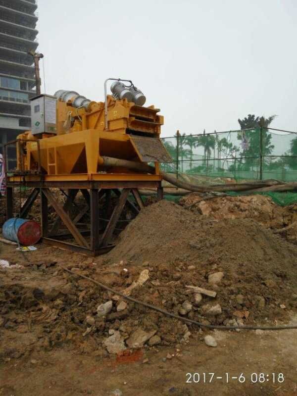RMT250 Drilling Mud Cleaner Cyclone Slurry Desander Bore Pile Cleaning ...