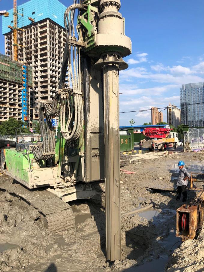 KR125A 43 m Interlocking Kelly Bar Bored Pile Equipment Max. drilling ...